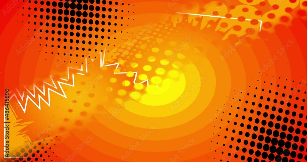 Retro comic style background. Manga cartoon backdrop stock video. Pop ...