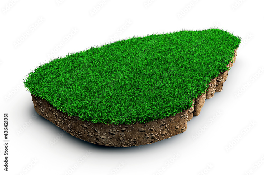 Sri Lanka Map Grass and ground Ceylon Map texture 3d illustration Stock ...