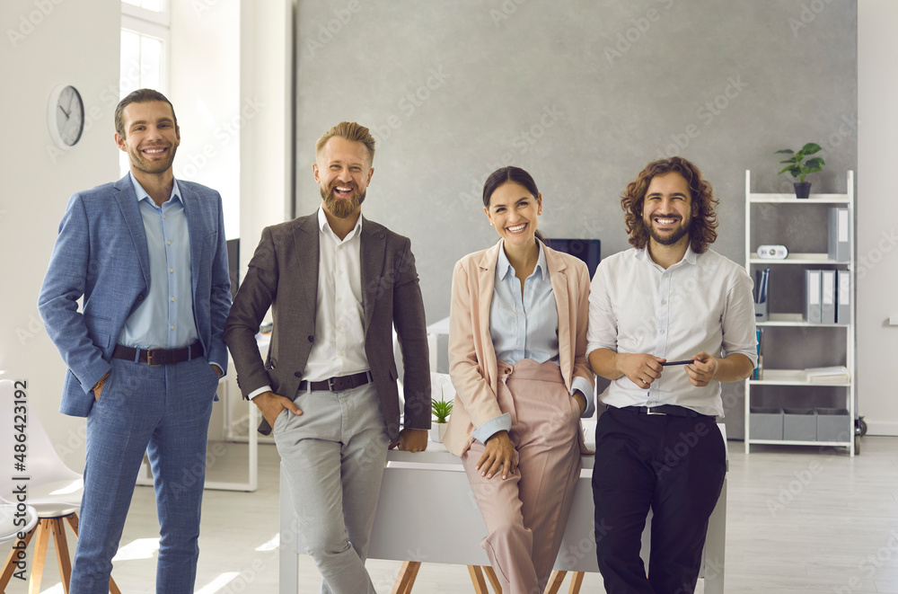 Business Professionals At Work