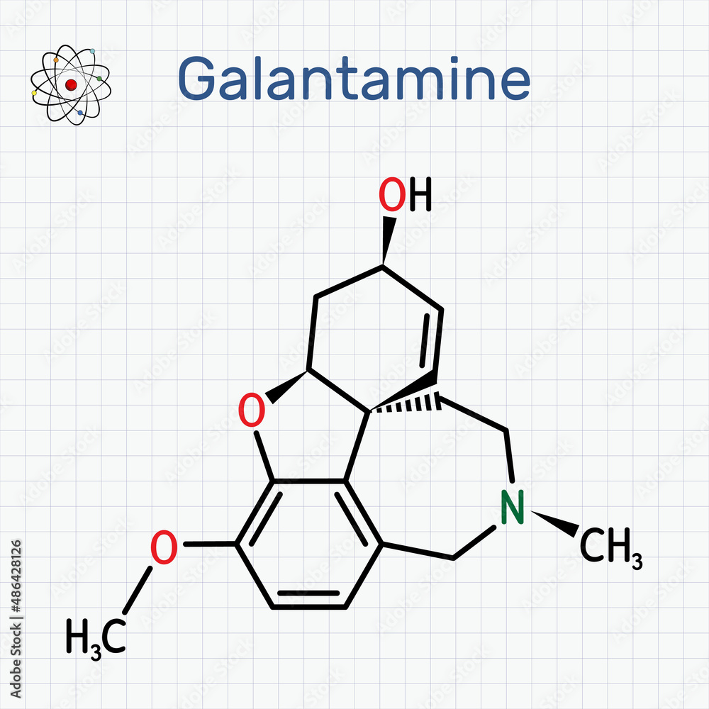 Galantamine Molecule It Is Tertiary Alkaloid Used To Trate Dementia galantamine-molecule-it-is-tertiary-alkaloid-used-to-trate-dementia