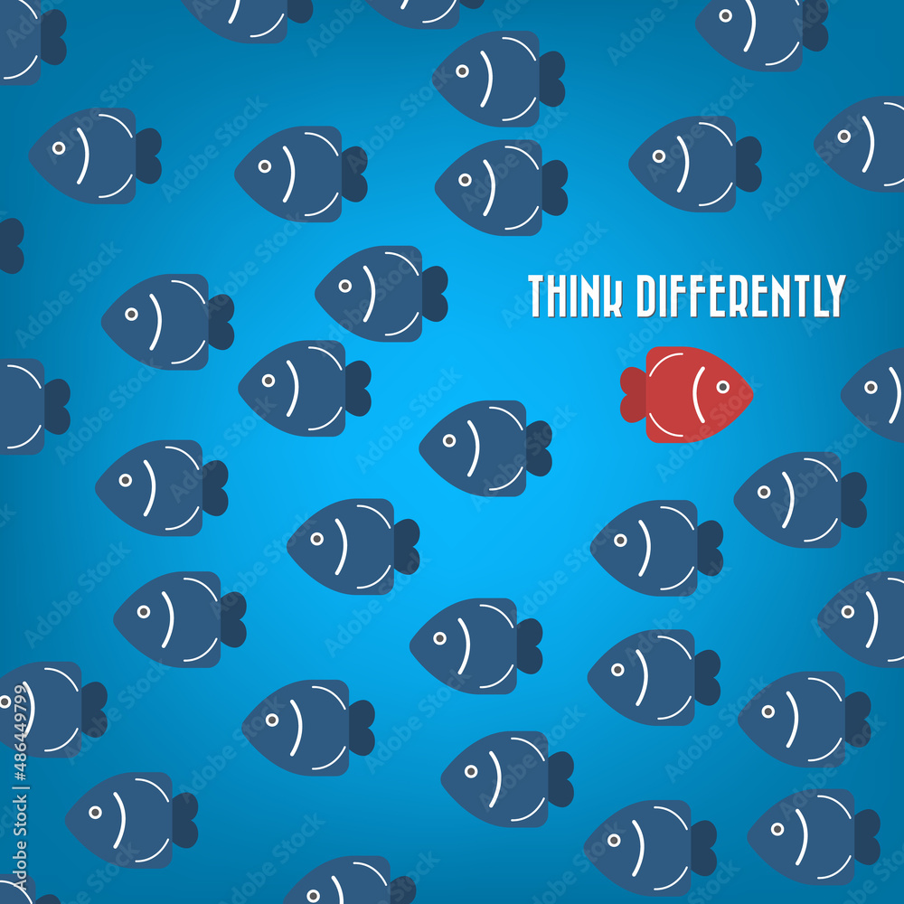 Think differently - Being different, standing out from the crowd -The ...