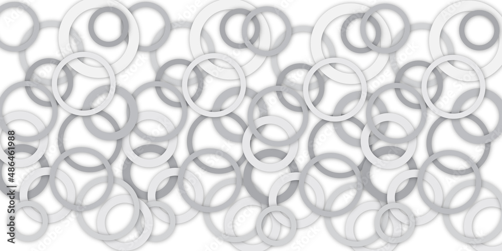 Abstract background with gray circle. White and grey abstract modern ...