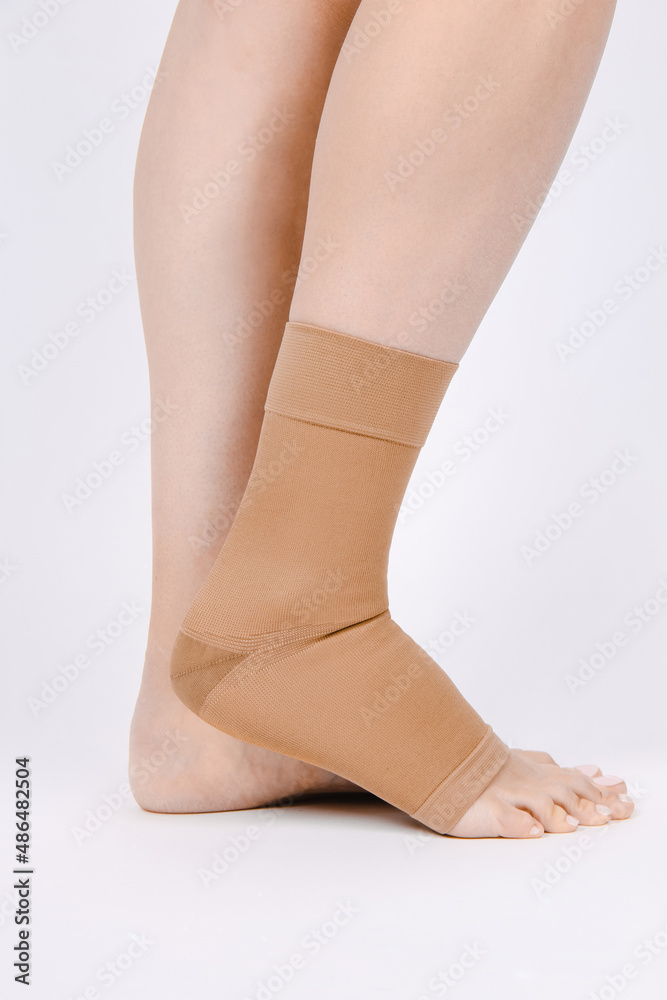 Orthopedic Ankle Brace. Medical Ankle Bandage. Medical Ankle Support ...