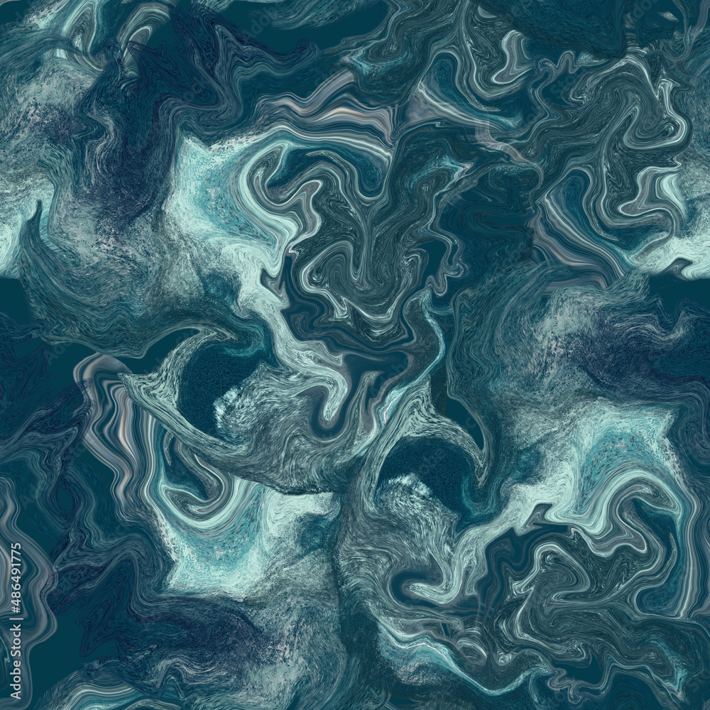 Seamless digital marble patterns. Beautiful curves and transitions of ...