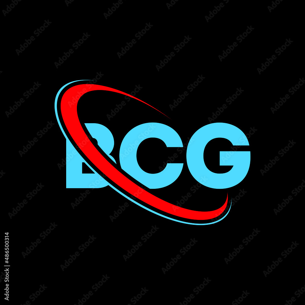 BCG logo. BCG letter. BCG letter logo design. Intitials BCG logo linked with circle and ...