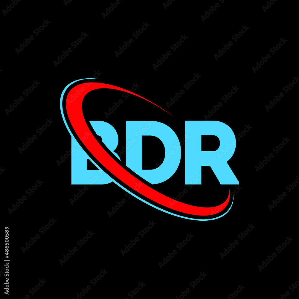 BDR logo. BDR letter. BDR letter logo design. Initials BDR logo linked ...