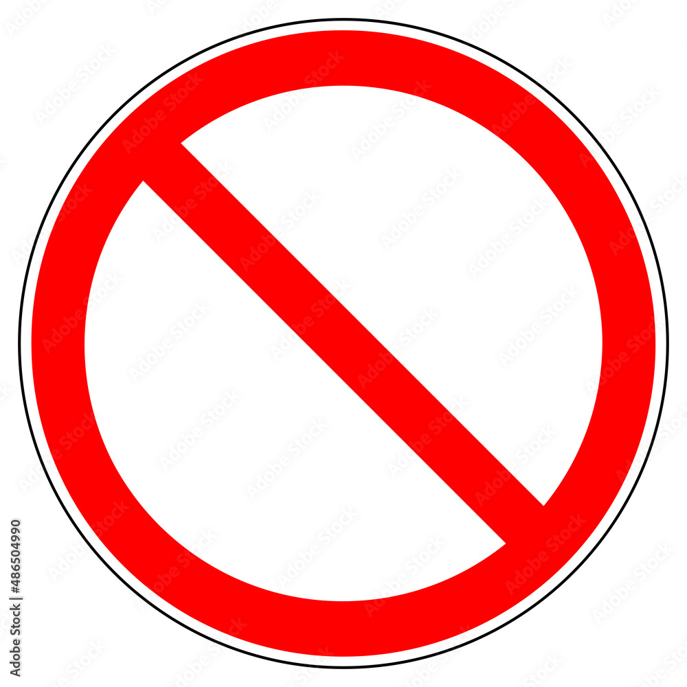 vsrr0 VectorSignRoundRed vsrr - german: Verbotszeichen . english ...