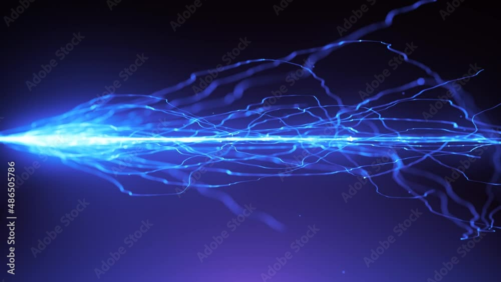 Abstract Energy Forcefield Particles Background Loop/ 4k animation of ...