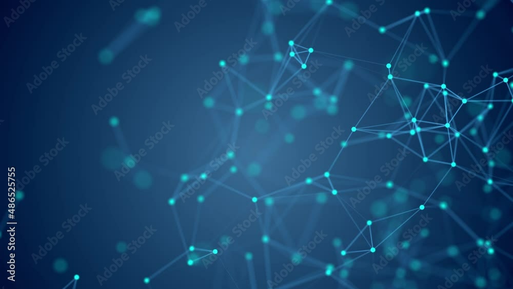 5G network connection structure technology background. Stock Video ...