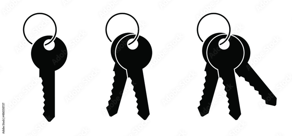 Pplastic keyring and label. Empty label for hotel ( password ). Work ...