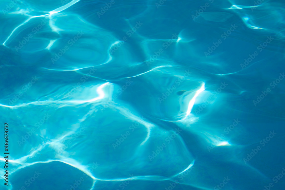 Water surface with turquoise texture in the ocean. Transparent surface ...