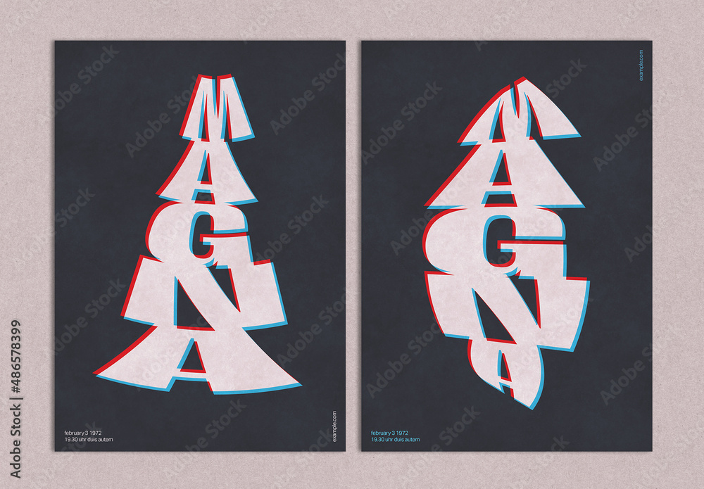 Creative Bold Typography Based Poster Layout Stock Template | Adobe Stock