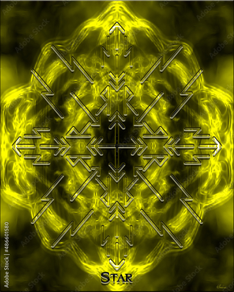 Star Sigil Stock Illustration | Adobe Stock