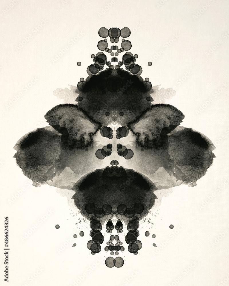 Ink Blot Painting Stock Photo | Adobe Stock