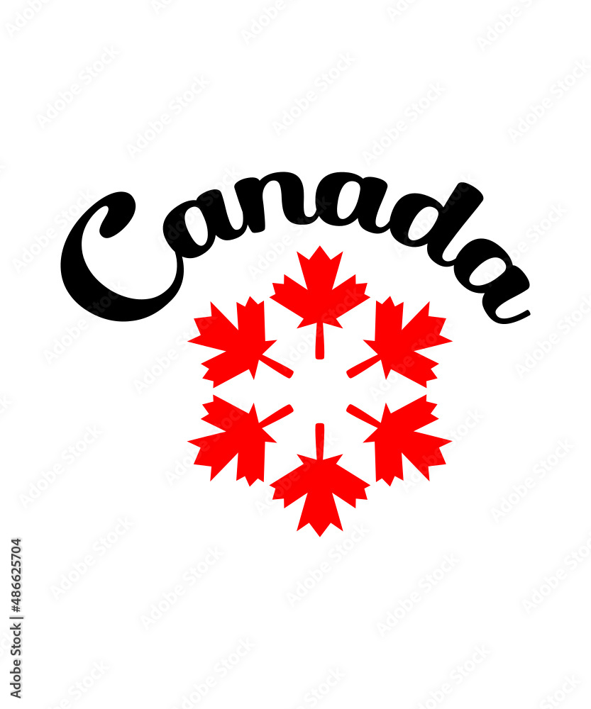 Vetor de Canada Day SVG Bundle, Canadian SVG Patriotic Set for your ...