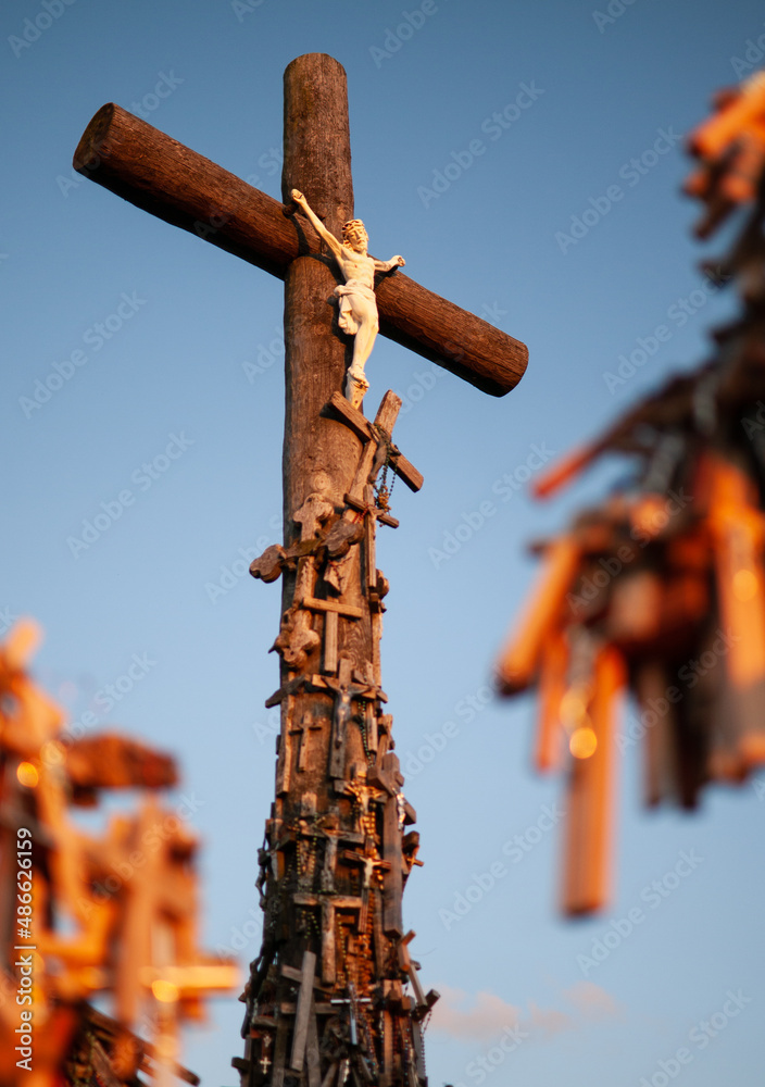 Crosses and Jesus Stock Photo | Adobe Stock