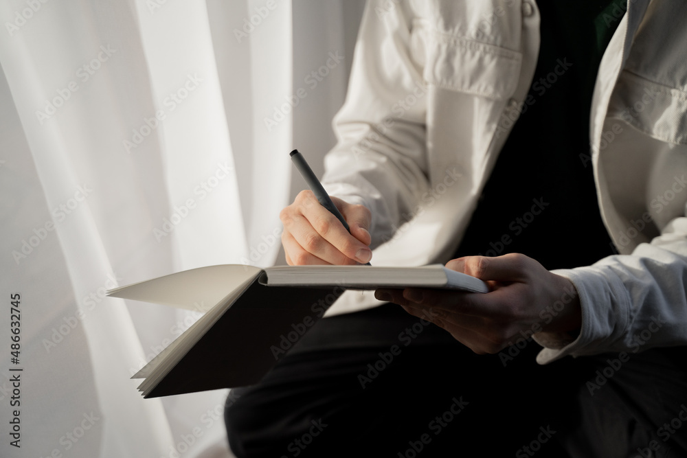 Sketching And Designing In Notebook Stock Photo | Adobe Stock