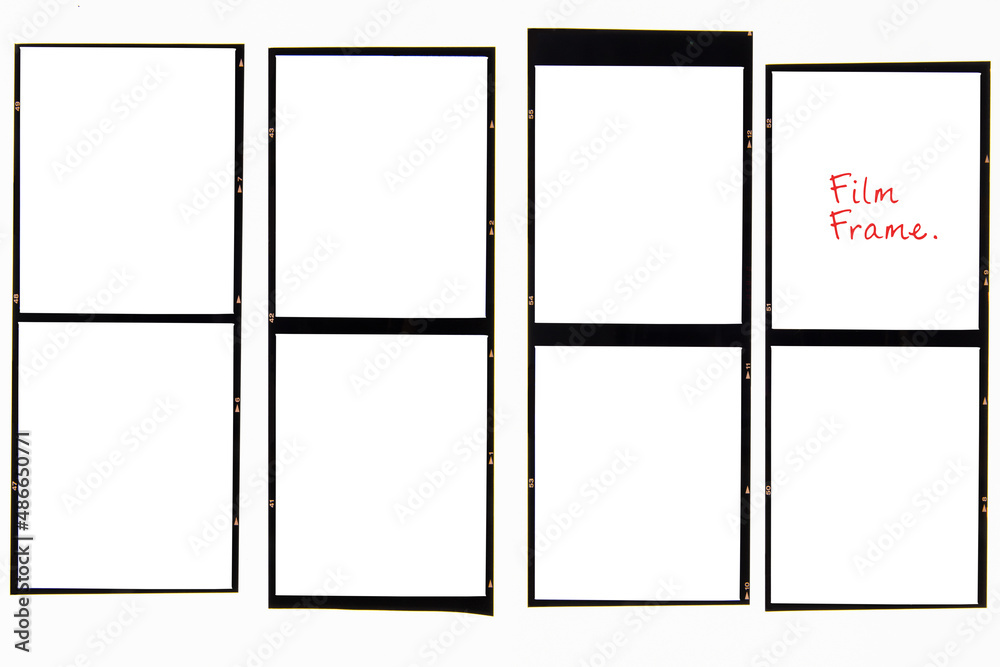 Medium format color film frame.With white space.text space.120 film ...