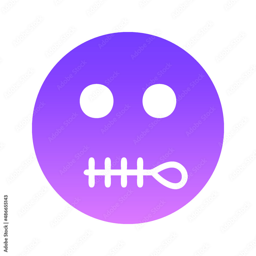 Smiley emojis gradients icons Stock Vector | Adobe Stock