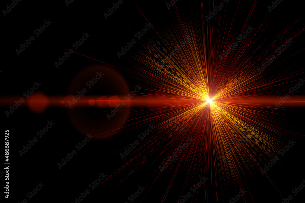 Easy to add lens flare effects for overlay designs or screen blending ...
