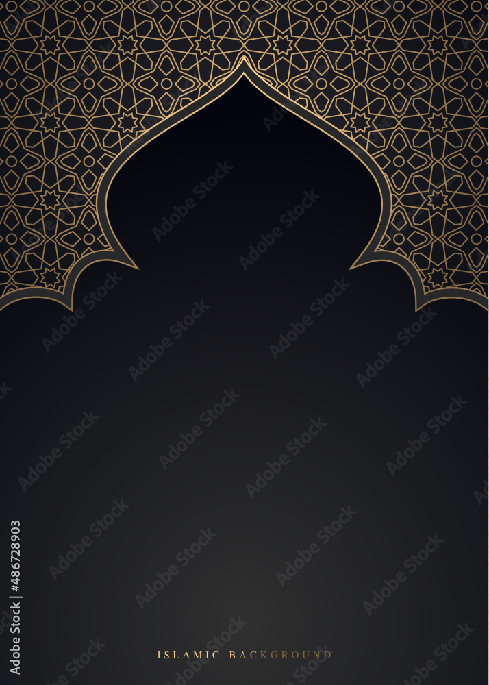 islamic background design free vector Stock Vector | Adobe Stock