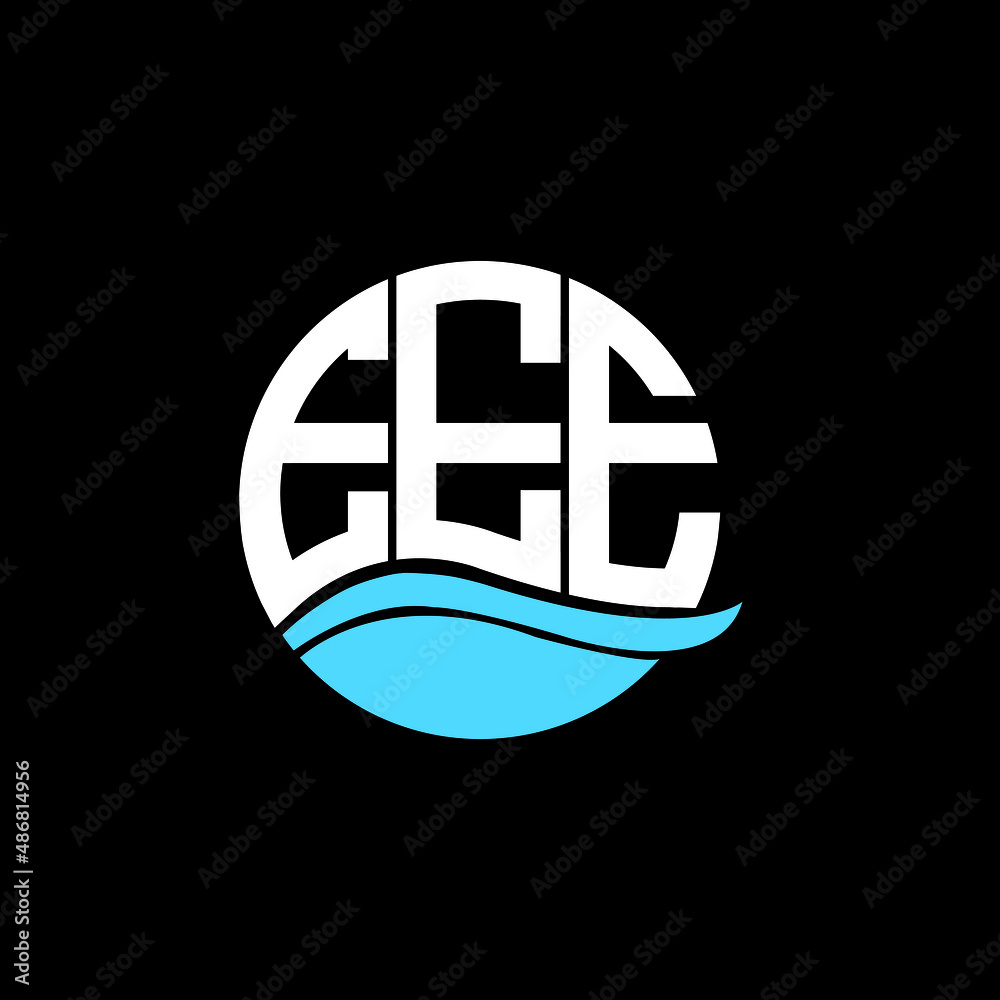 EEE logo monogram isolated on circle element design template, EEE ...