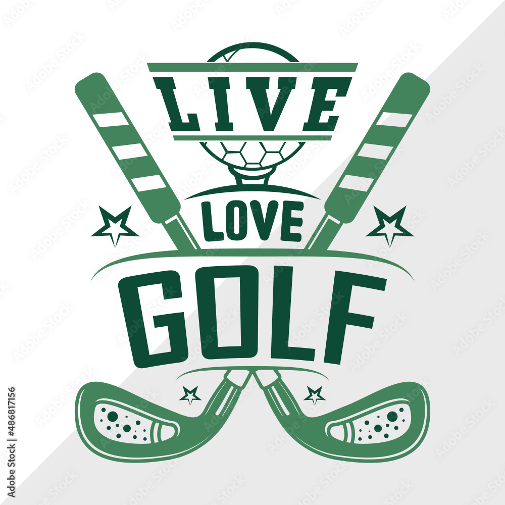 Live Love Golf SVG Cut File | Sports Svg | Golf Svg | Golf Lover Svg ...