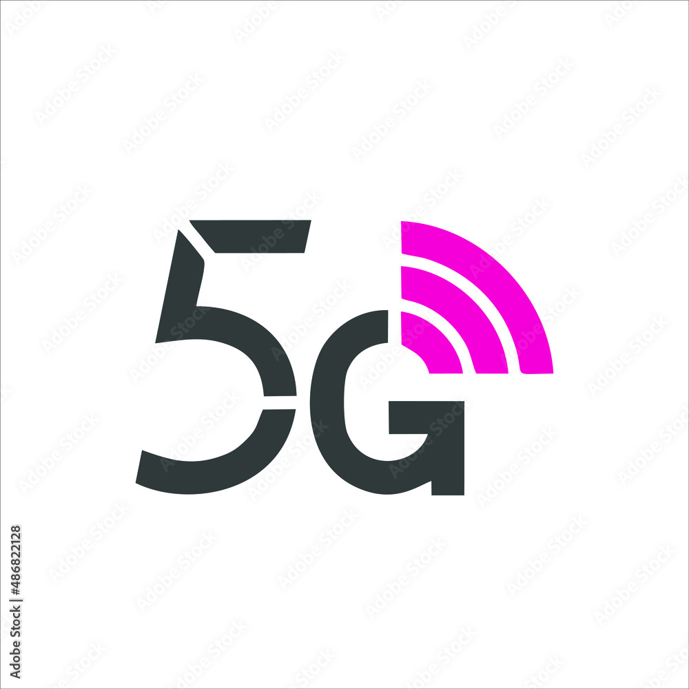 5G Network Speed icon, 5G vector, 5G icon vector, 5G logo, 5G symbol ...