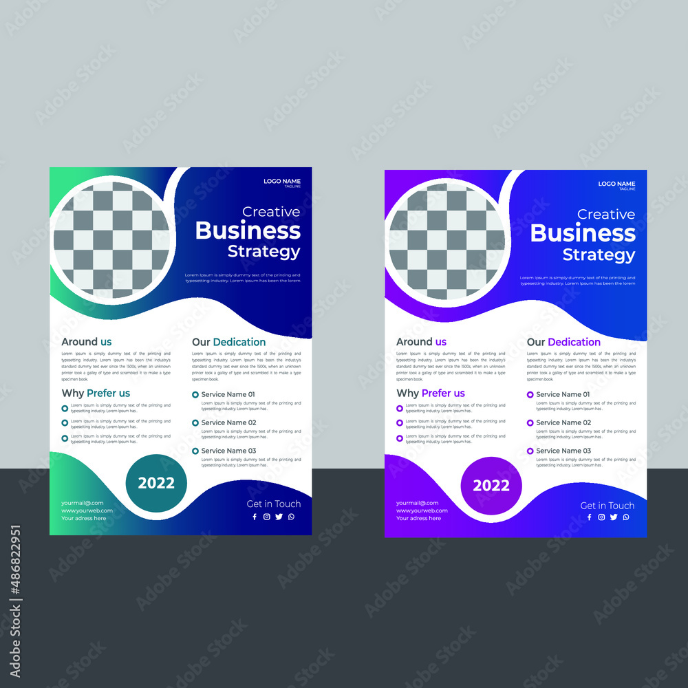 Corporate Business Flyer poster brochure cover design layout background ...