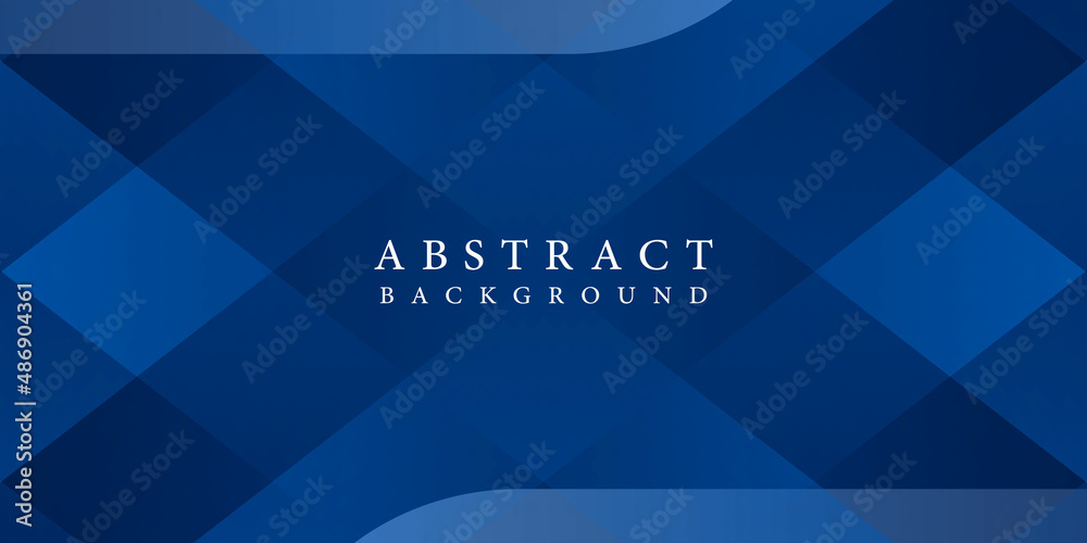 Blue background with abstract box rectangle geometric shapes modern ...