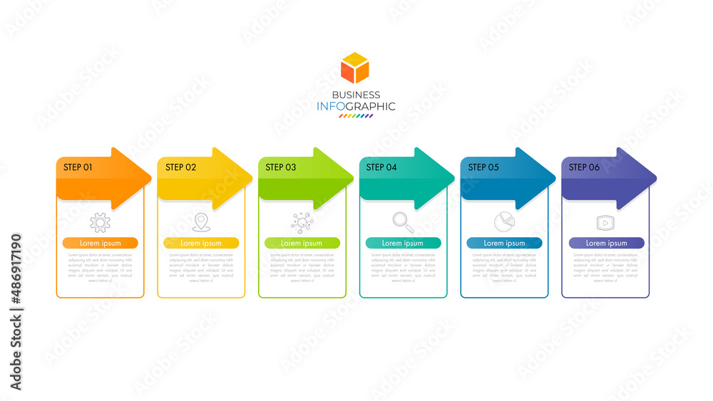 Minimal step infographics design vector and icons can be used for ...