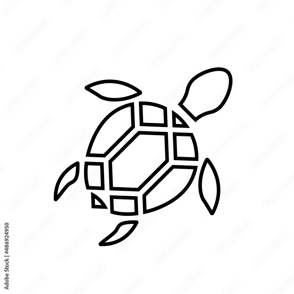 Vector of turtle design Stock Vector | Adobe Stock