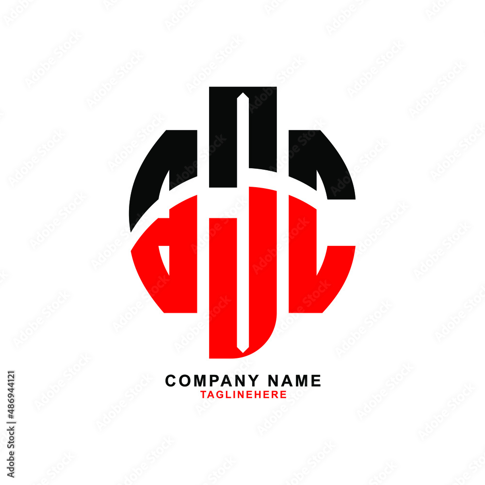 BJC letter design. BJC letter logo design with white background. BJC ...