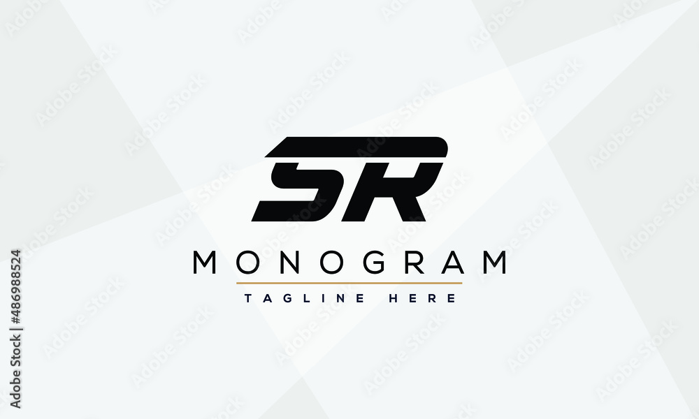 sr Logo Stock, SR Letter Logo Stock Vector | Adobe Stock