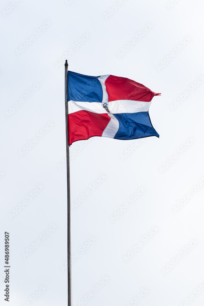 Bandera República Dominicana Stock Photo | Adobe Stock