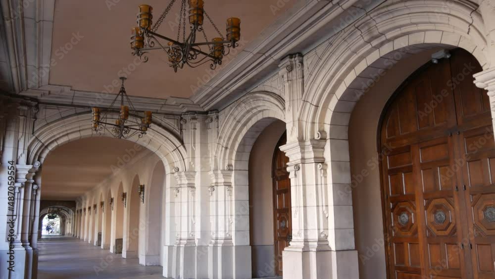 Spanish colonial revival architecture, Balboa Park, San Diego ...