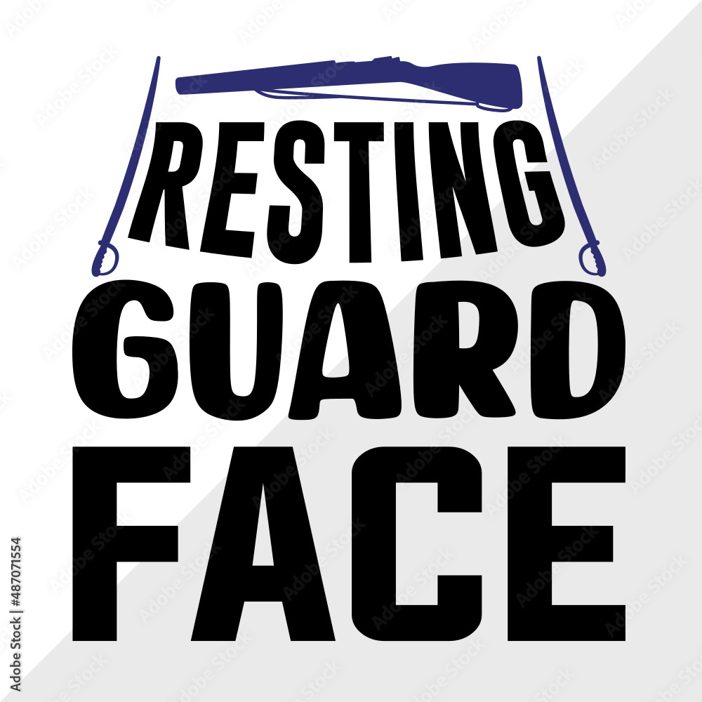Resting Guard Face SVG Cut File | Color Guard Flag Svg | Marching Band ...