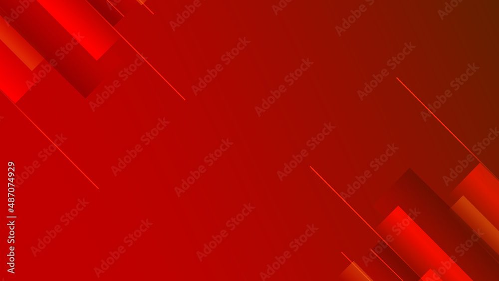 Abstract modern background gradient color. Red maroon with stylish line ...