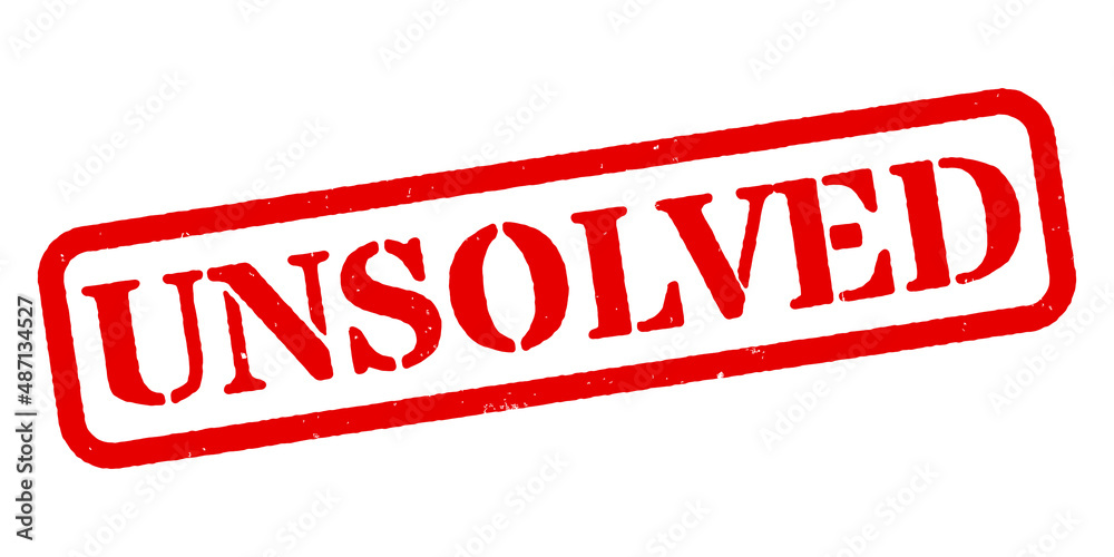 ‘Unsolved’ Red Rubber Stamp 素材庫向量圖 | Adobe Stock ‘Unsolved’ Red Rubber Stamp 素材庫向量圖 | Adobe Stock