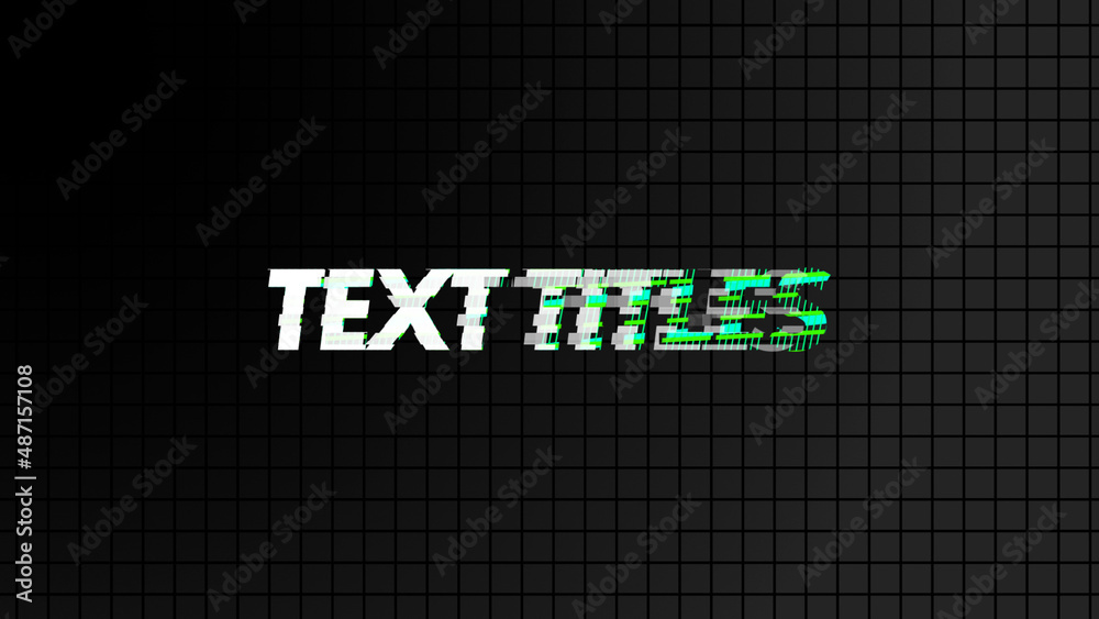 Cool Enveloping Layer Text Titles Stock Template | Adobe Stock