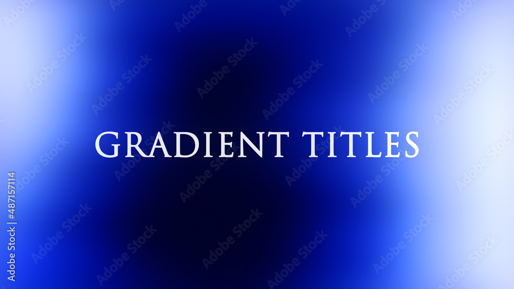 Visual Abstract Gradient Titles Stock Template | Adobe Stock