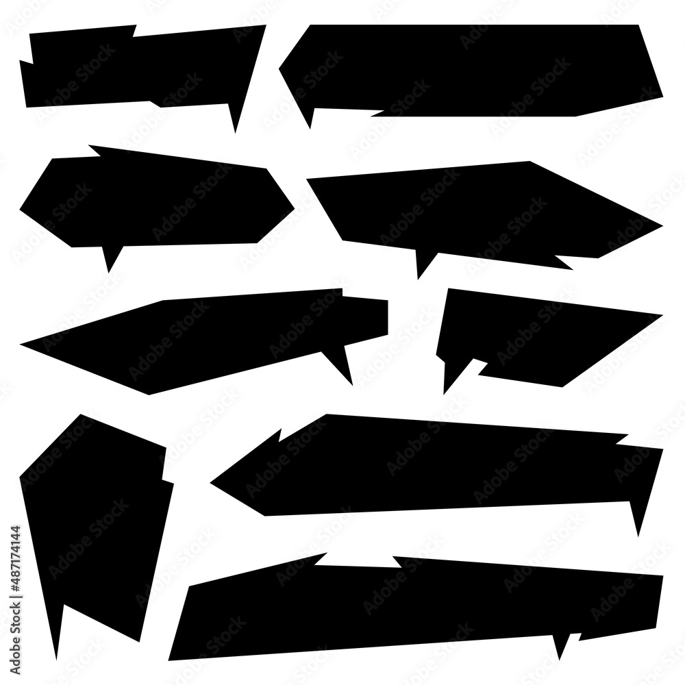 Vector Collection Set of Dialog Box Designs Stock Vector | Adobe Stock