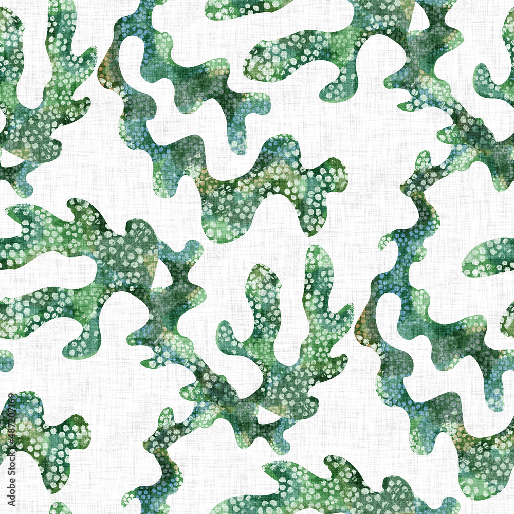 Whimsical under the sea seaweed kelp pattern. Childish screen block ...