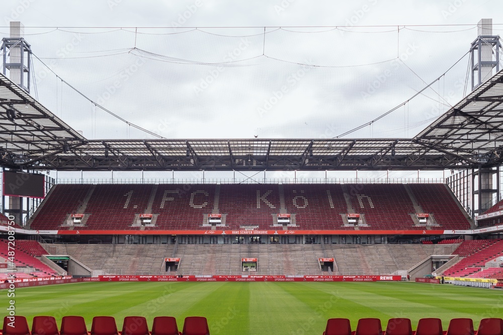 RheinEnergieSTADION, home stadium for 1. FC Köln football team. Cologne ...