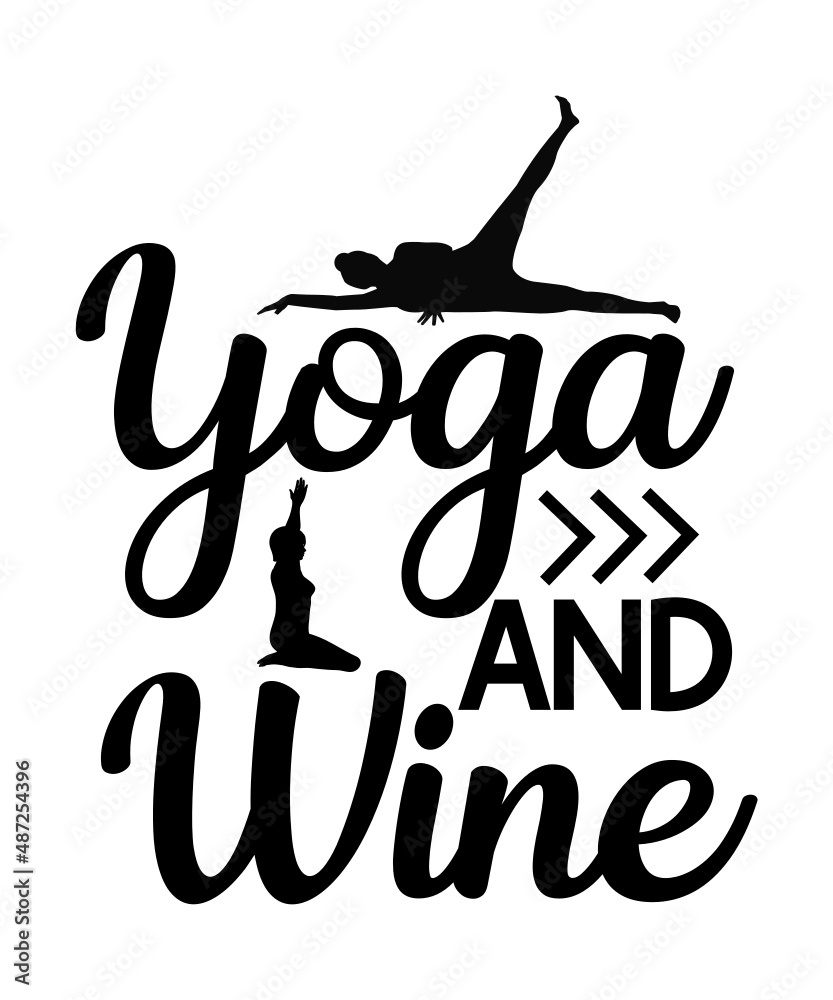 Yoga SVG bundle by Oxee, yoga quotes svg, girl yoga silhouette svg ...