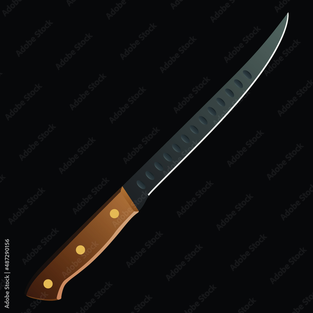 chef knife, butcher meat knife for butcher shop, Meat cutting knives ...