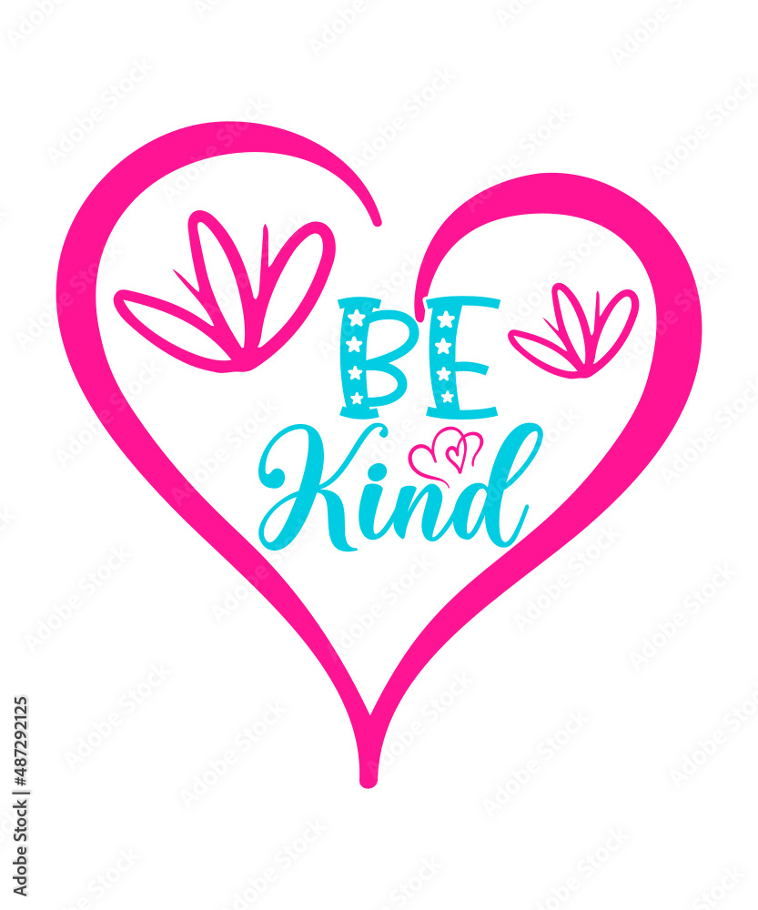 Kindness SVG Bundle, Inspirational Svg, Kind Cut File, Be Kind Svg Cut ...
