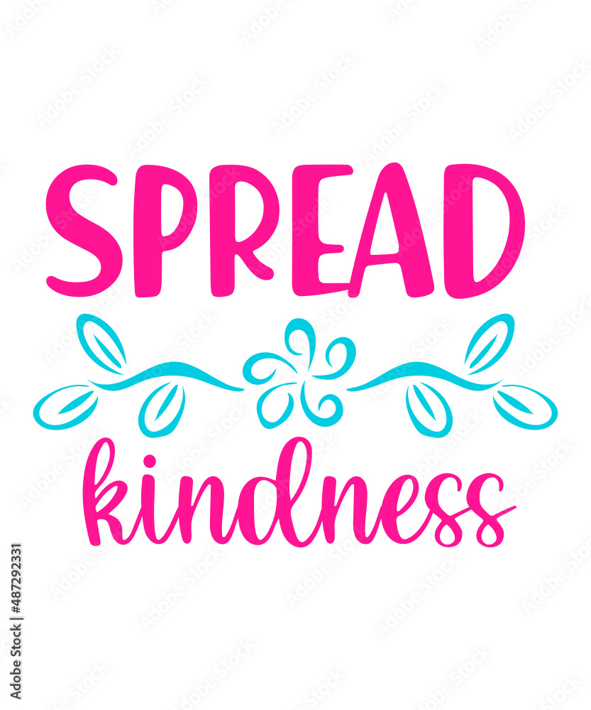 Kindness SVG Bundle, Inspirational Svg, Kind Cut File, Be Kind Svg Cut ...