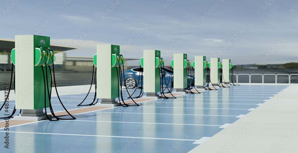 ev charging point Stock Illustration | Adobe Stock