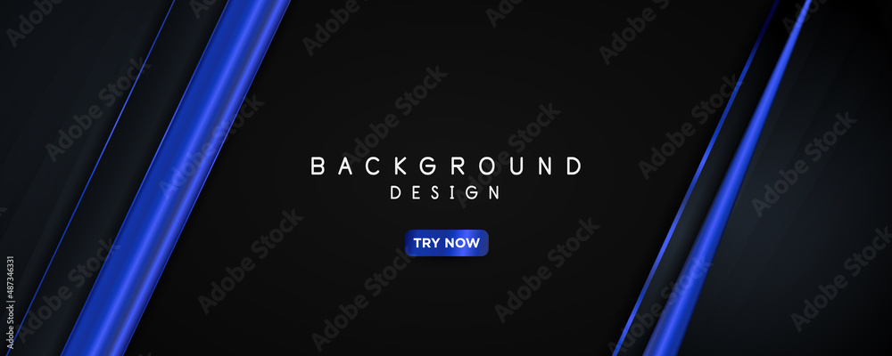 Modern elegant navy blue background with overlap layer Stock Vector ...